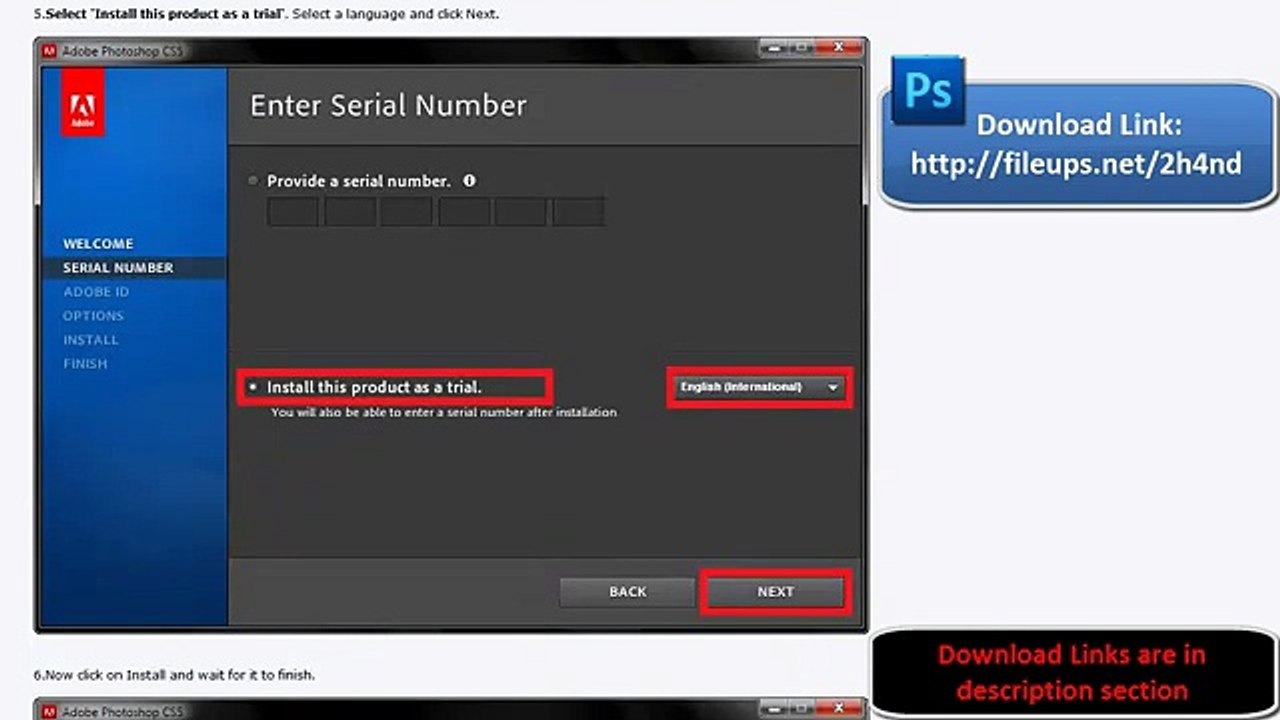 How to Install Photoshop CS5 (Extended Edition) - Video - video Dailymotion