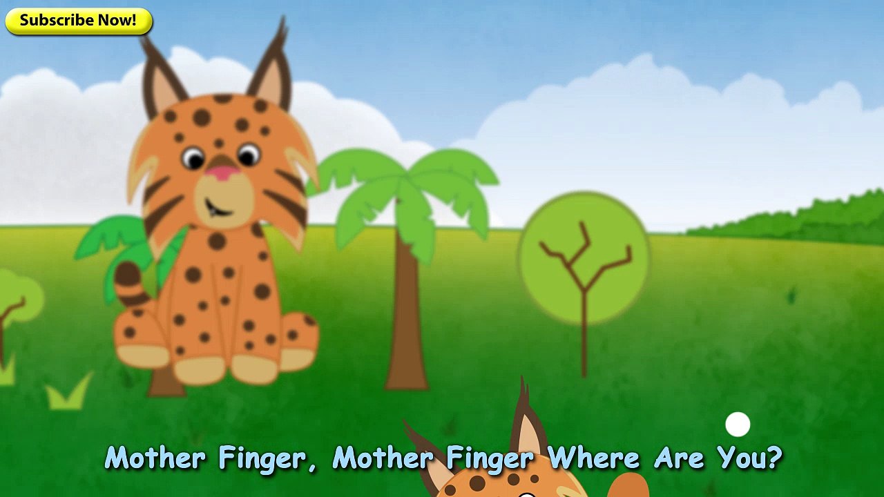 Finger Family Song - CUTE ZOO ANIMALS - Daddy Finger Nursery Rhyme Song ...