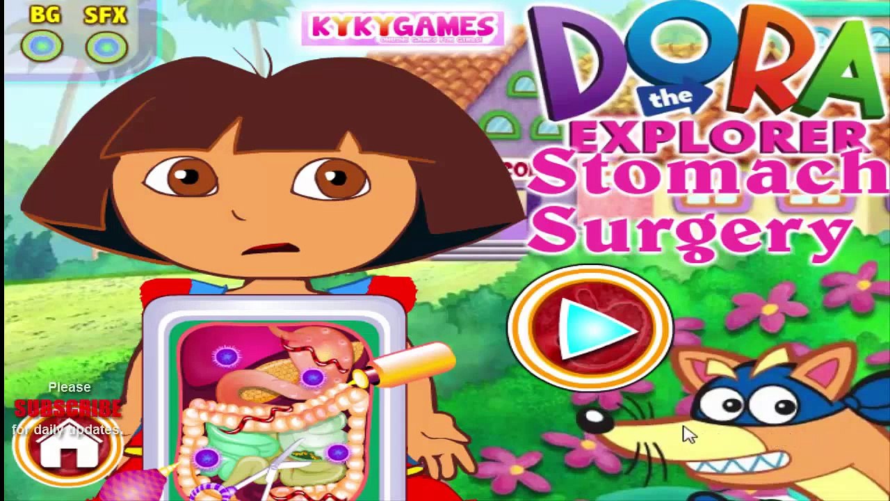 Đ Dora the explorer stomach surgery game for kids - Free games online ...
