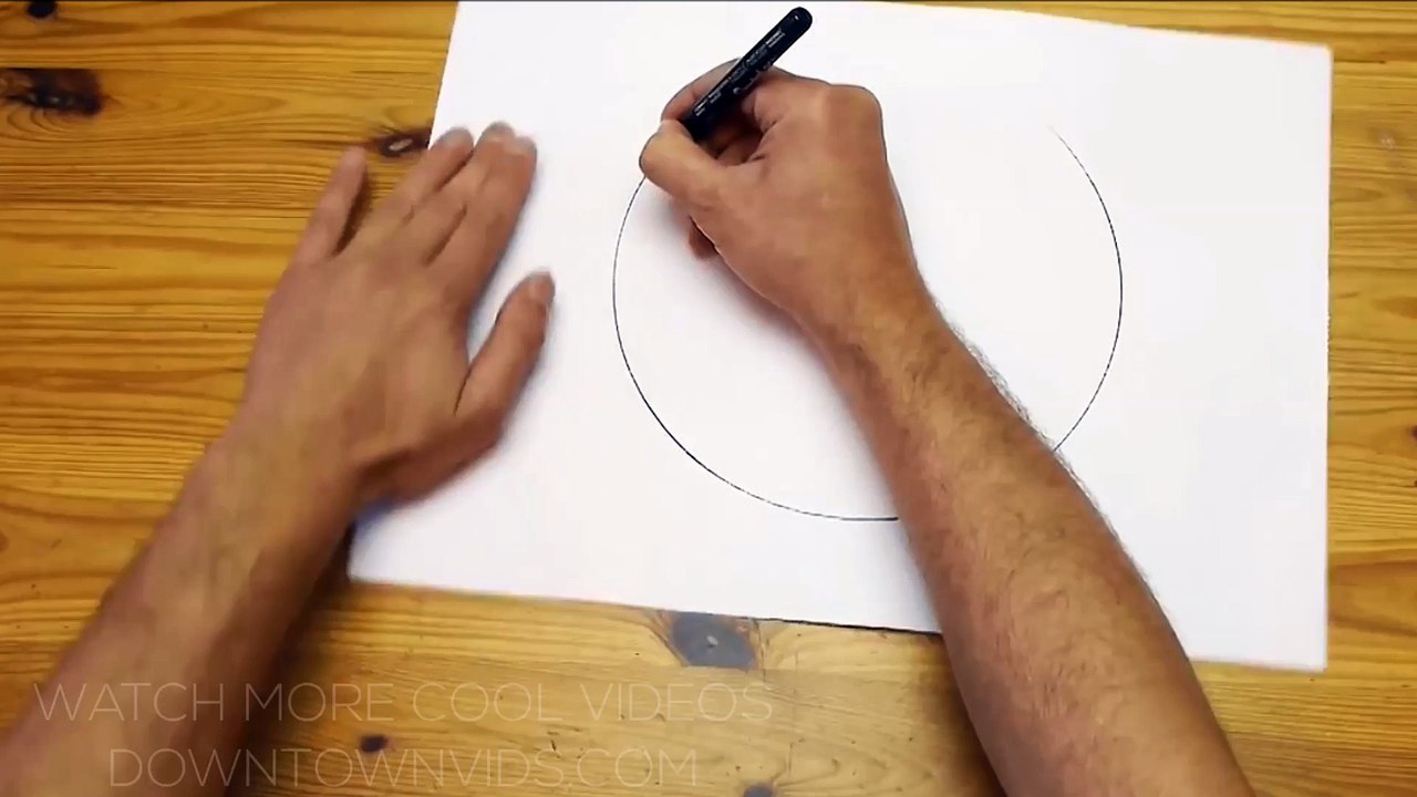 How to Draw a Perfect Circle Freehand - video Dailymotion