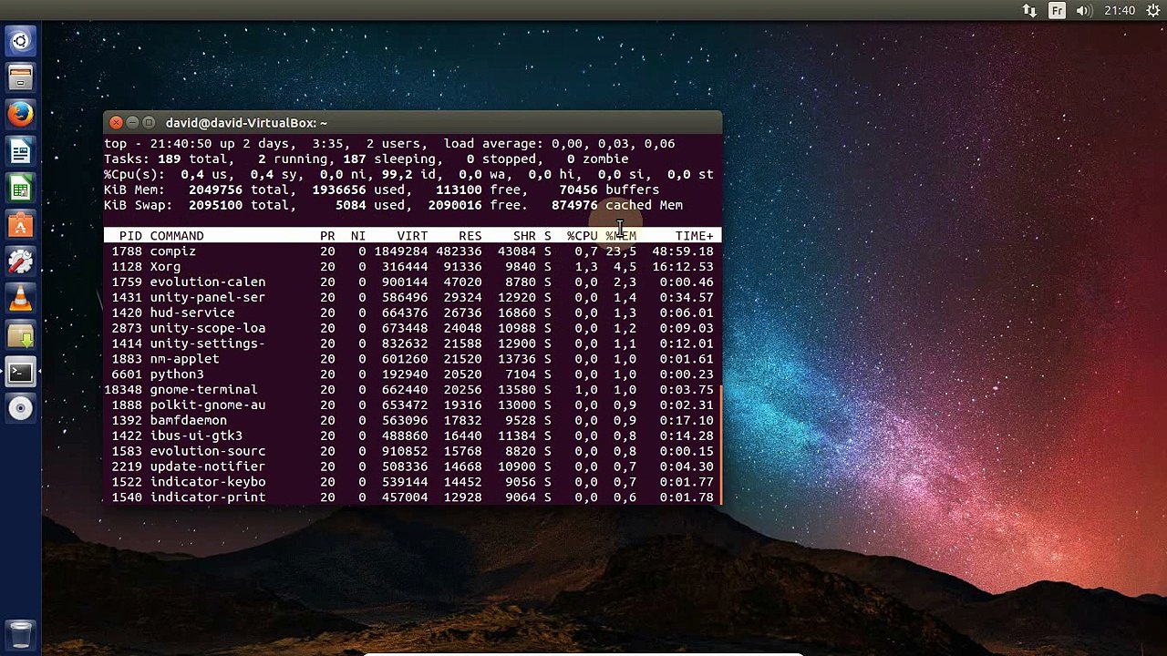 Ligne de commandes Linux - partie 3 - Gestion de processus - Vidéo Dailymotion