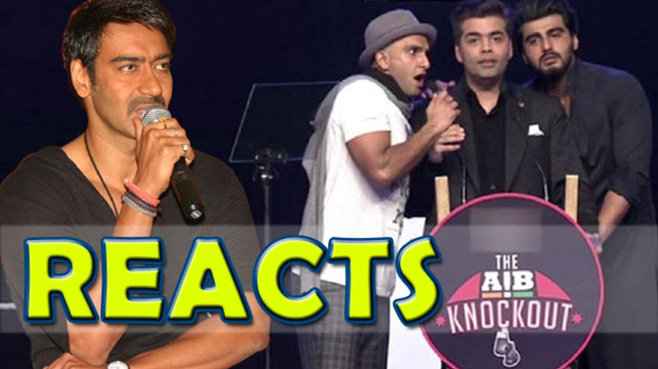 Ajay Devgn REACTS | AIB Controversy - video Dailymotion