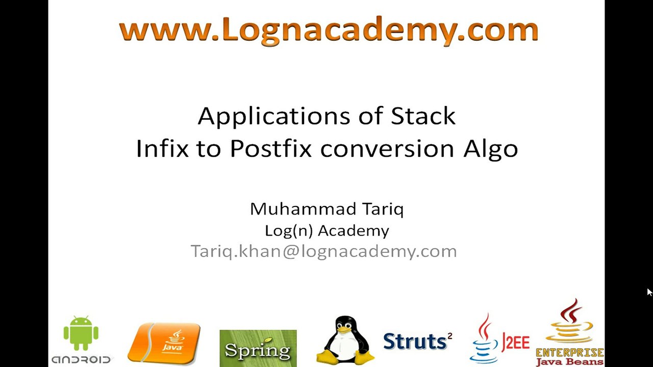 17. Data Structure and Implementation- Infix to Postfix using Stack ...