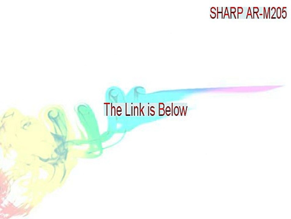 SHARP AR-M205 (EB) Serial (sharp ar-m205 t2 driver 2015) - video ...