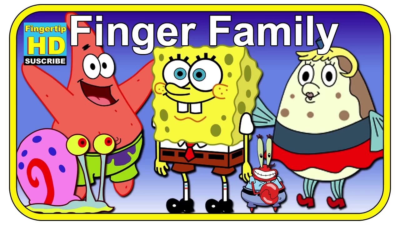 Finger Family SpongeBob - SpongeBob Cartoon and Movie - SpongeBob Song ...
