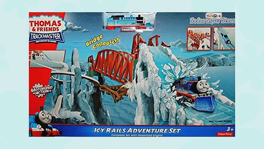 THOMAS FRIENDS Trackmaster Sodor Snow Storm ICY RAILS ADVENTURE SET ...