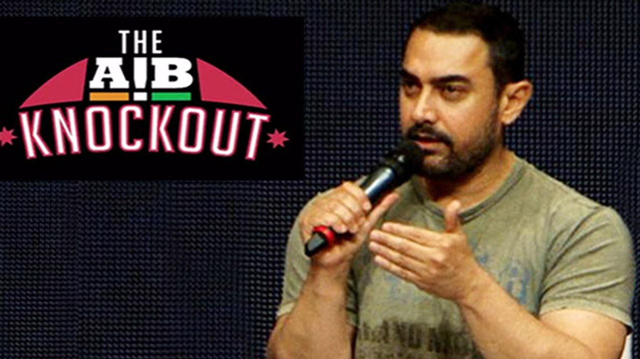 Aamir Khan Feels Bad For Young Girl | AIB CONTROVERSY | - video Dailymotion