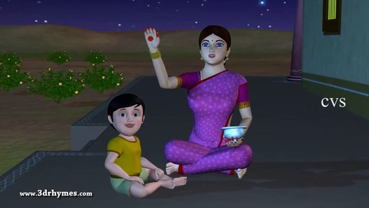 Nila Nila Odi Vaa - 3D Animation Tamil Rhymes for children with lyrics ...