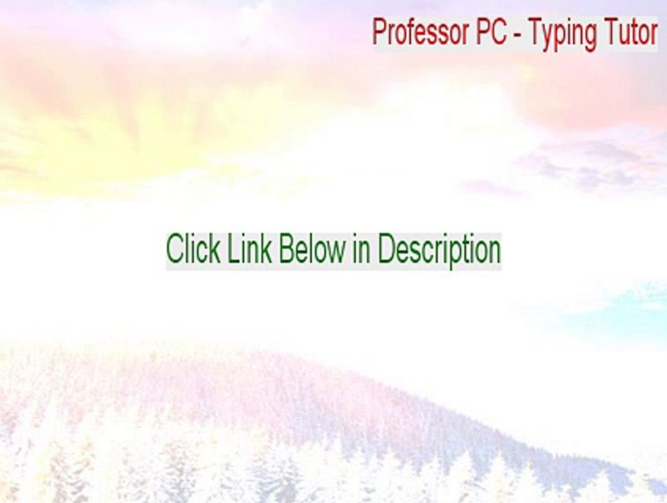 Professor PC - Typing Tutor Download Free - Download Here [2015 ...