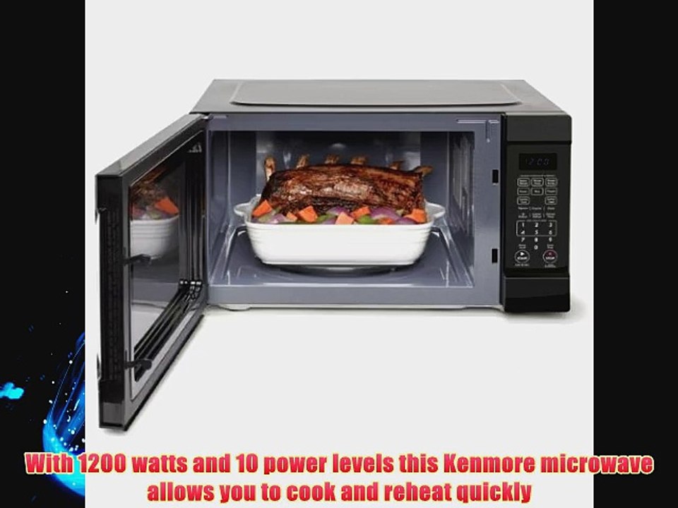 Kenmore Elite 2.2 cu. ft. Countertop Microwave w/ Extra-Large Capacity ...