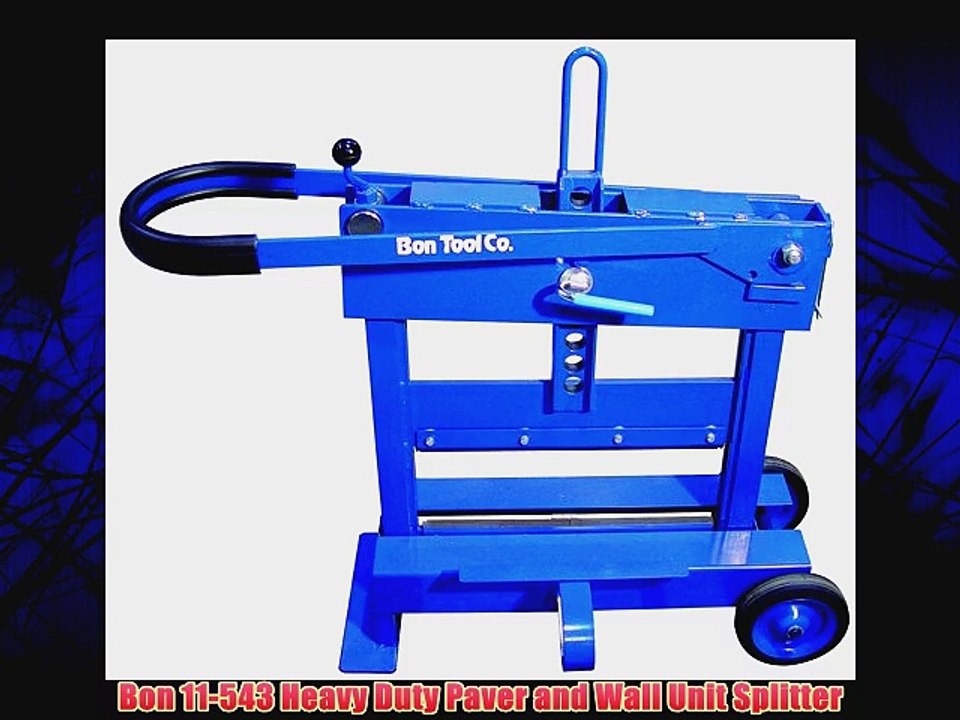 Bon 11-543 Heavy Duty Paver and Wall Unit Splitter - video Dailymotion