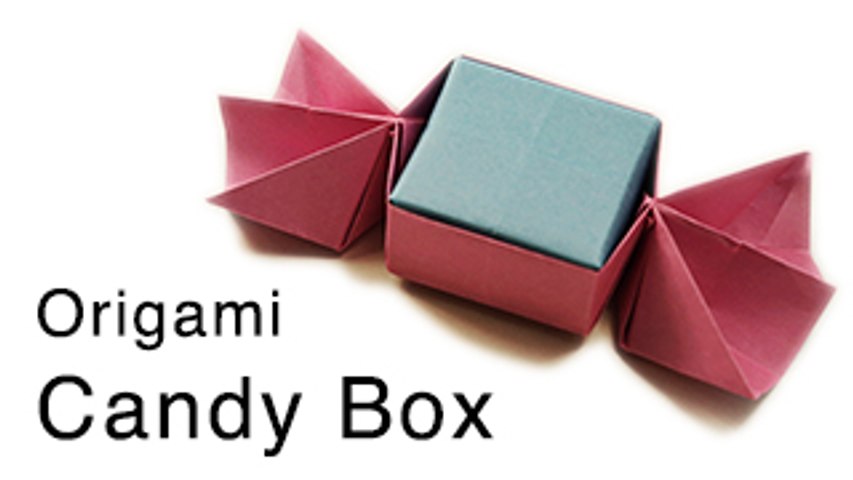 Origami Candy Shaped Box Instructions
