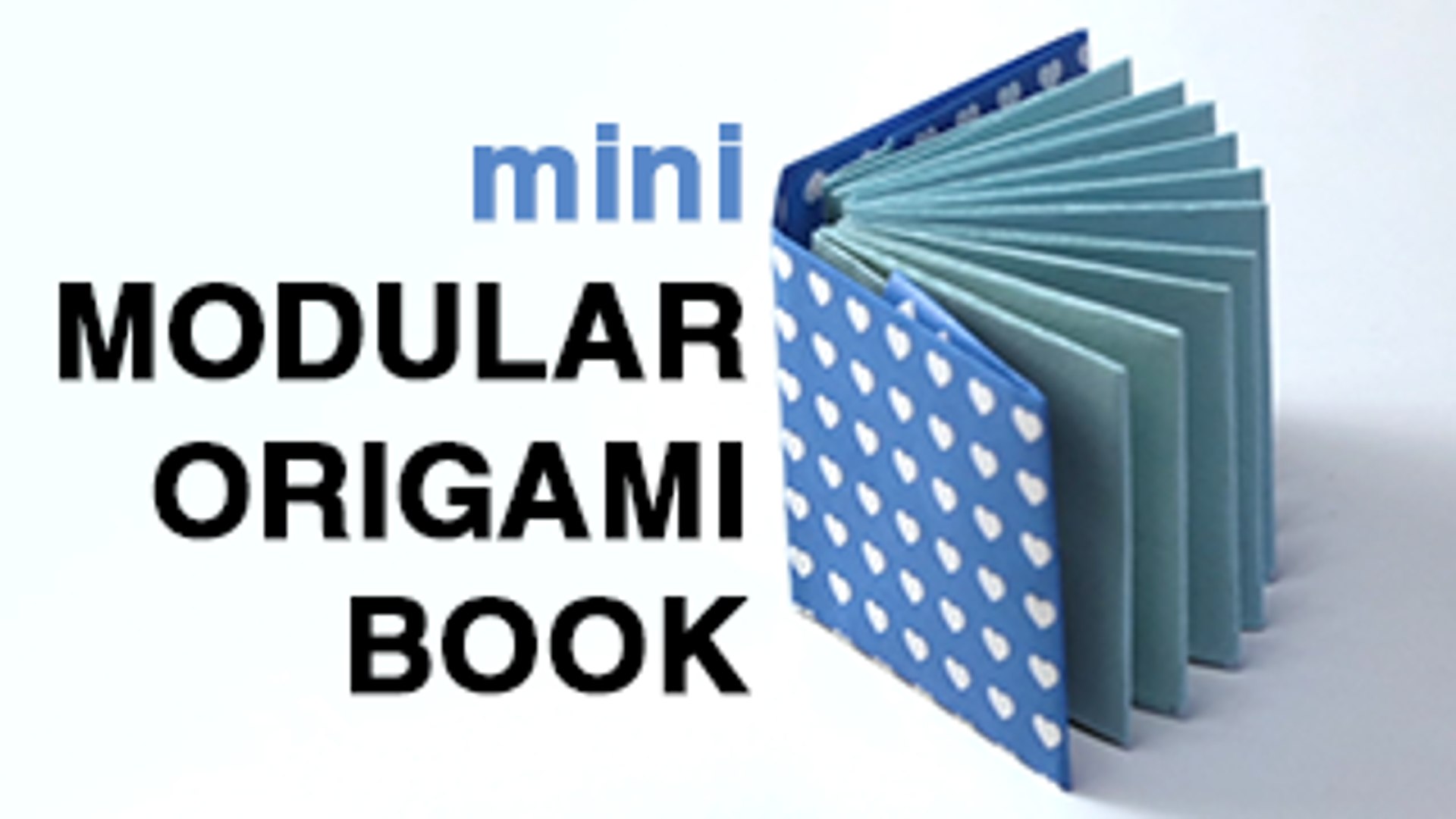 Mini Origami Modular Book