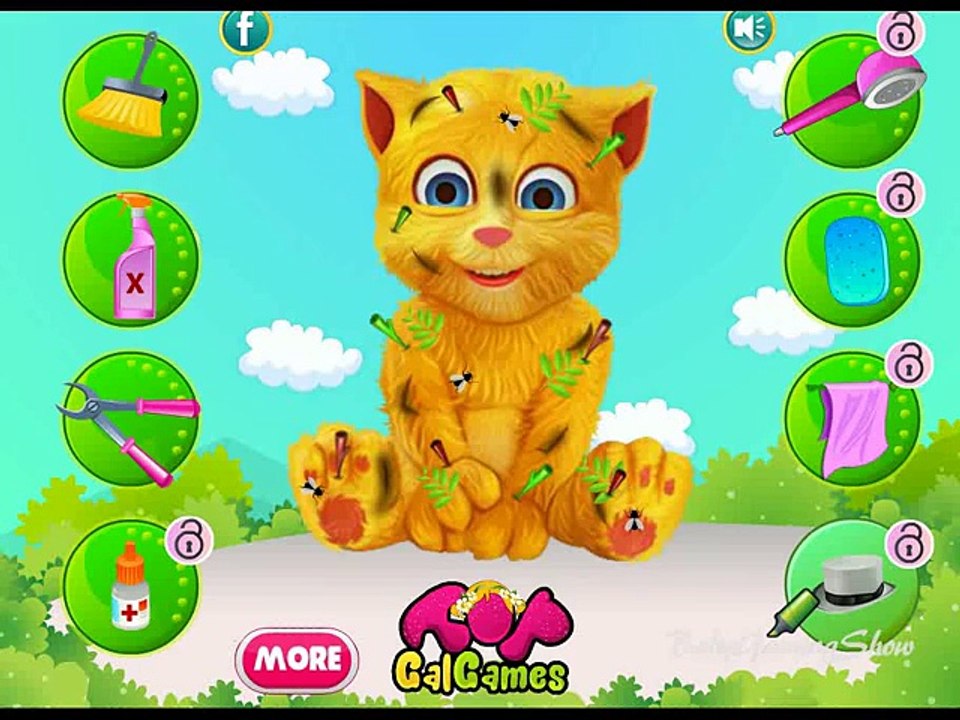 Talking Tom Games - Messy Talking Ginger Cleaning - video Dailymotion