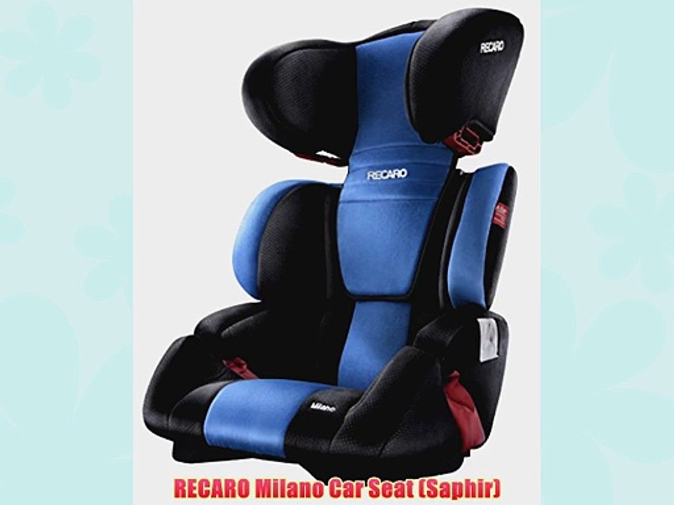 RECARO Milano Car Seat (Saphir) - video Dailymotion