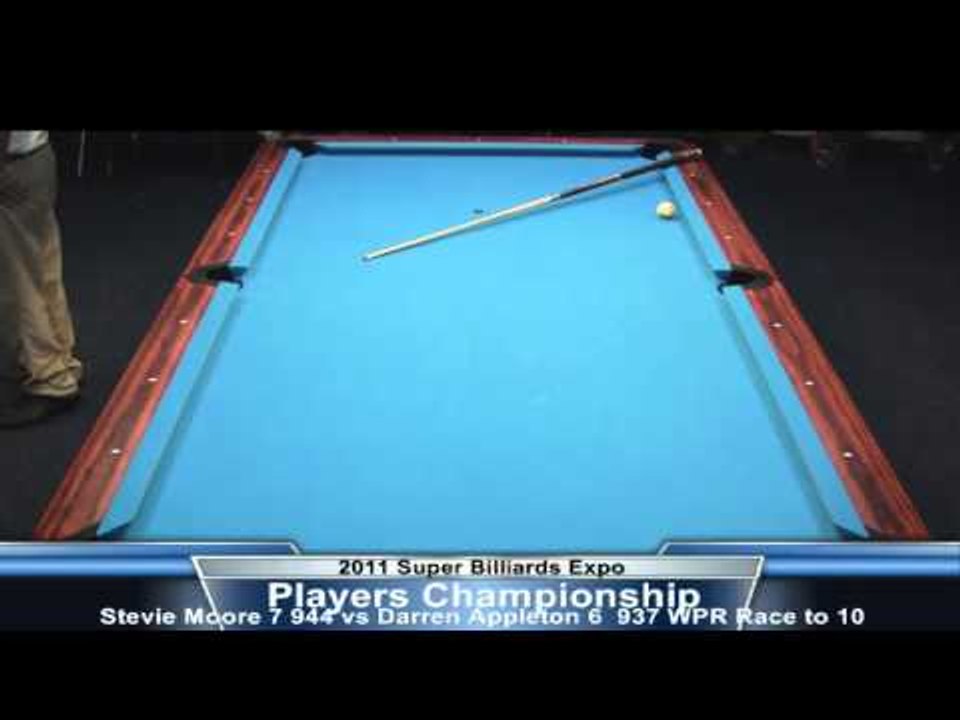 Stevie Moore v Darren Appleton at the Super Billiards Expo - video ...