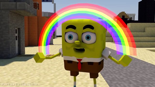 Spongebob In Minecraft Animation