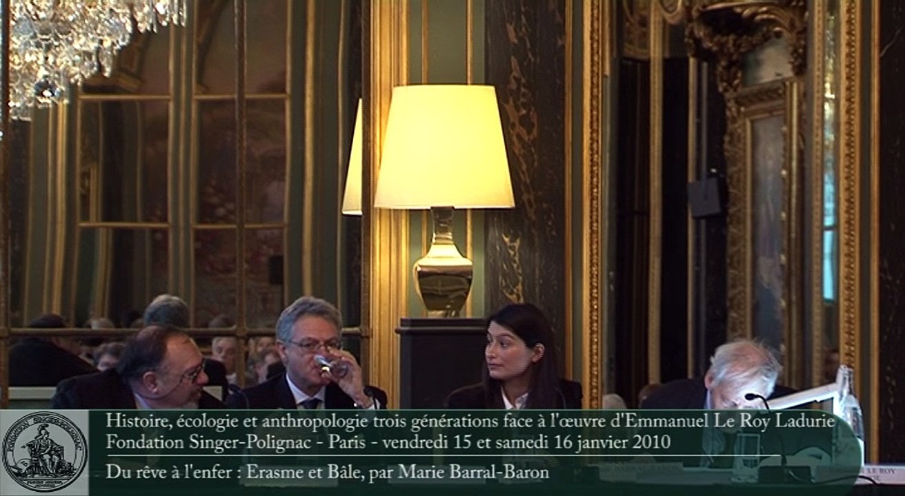 Du rêve à l'enfer : Erasme et Bâle, par Marie Barral-Baron - Vidéo ...