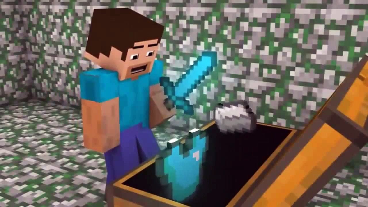"Diamond Sword" Minecraft Animation (Music Video) - video Dailymotion
