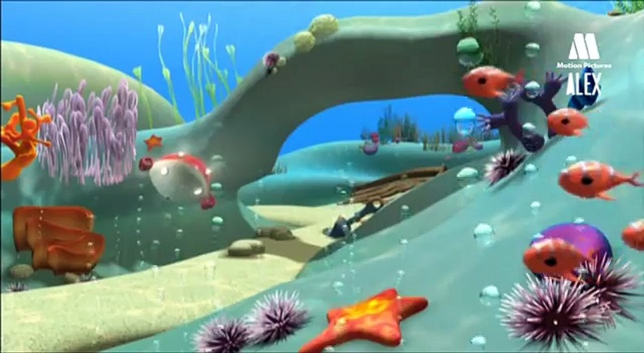 The whale, learn sea animals with children - Educational video cartoons ...