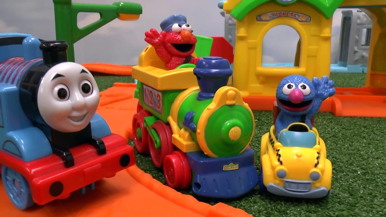 Alphabet Sesame Street ABC 123 Elmo Train meets Thomas The Tank ...