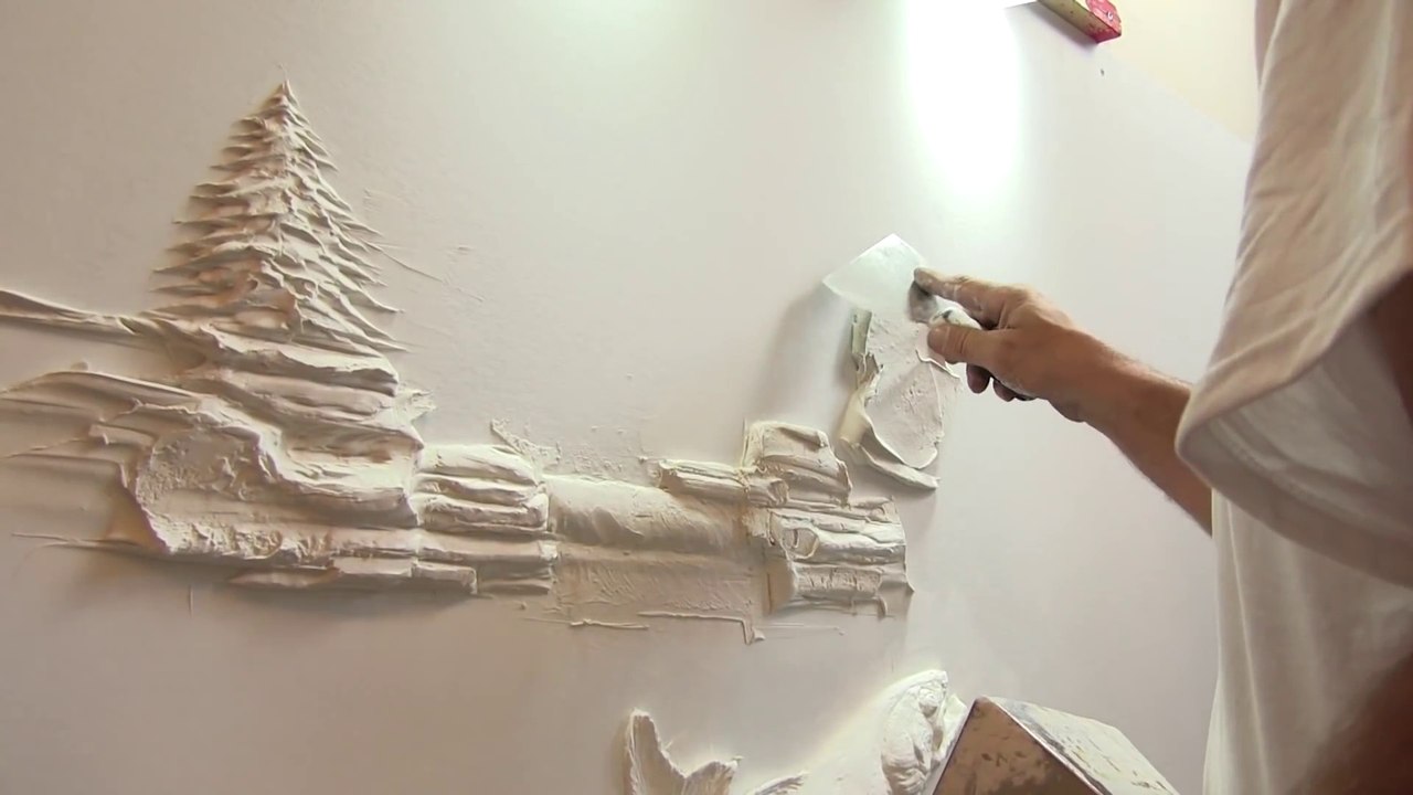 Artist Creates Stunning 3D Picture With Dry Wall : Drywall Art ...