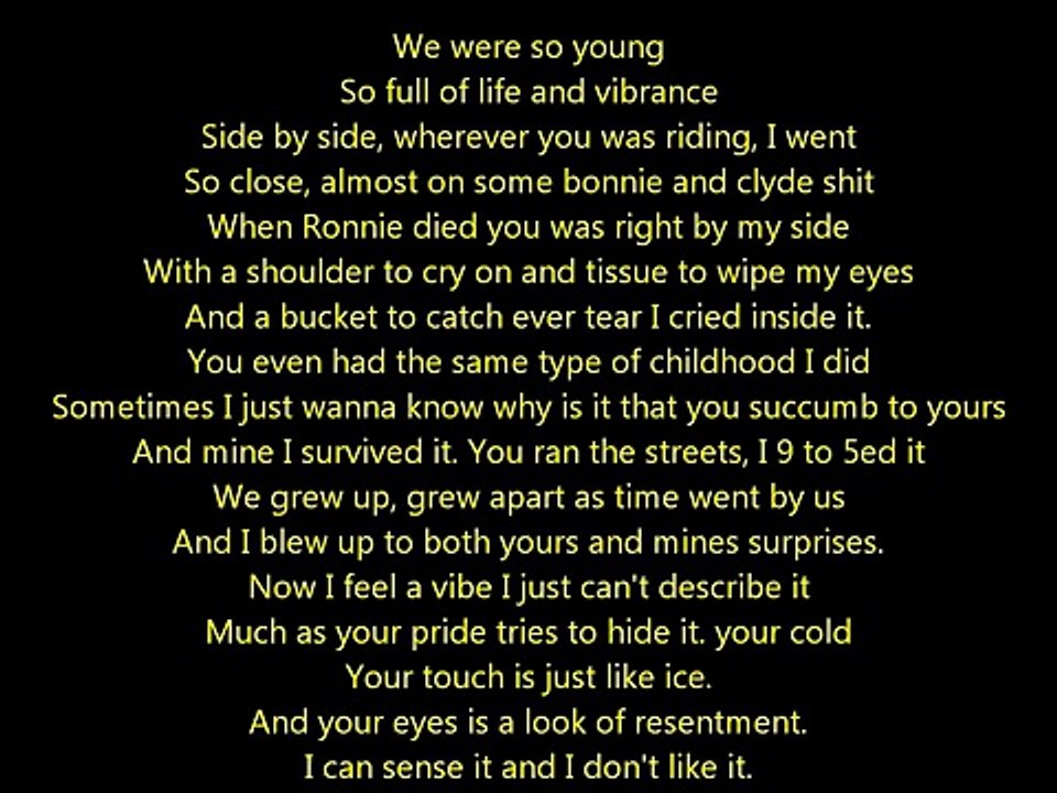 D12 Ft. Eminem - How Come (lyrics) - Vidéo Dailymotion