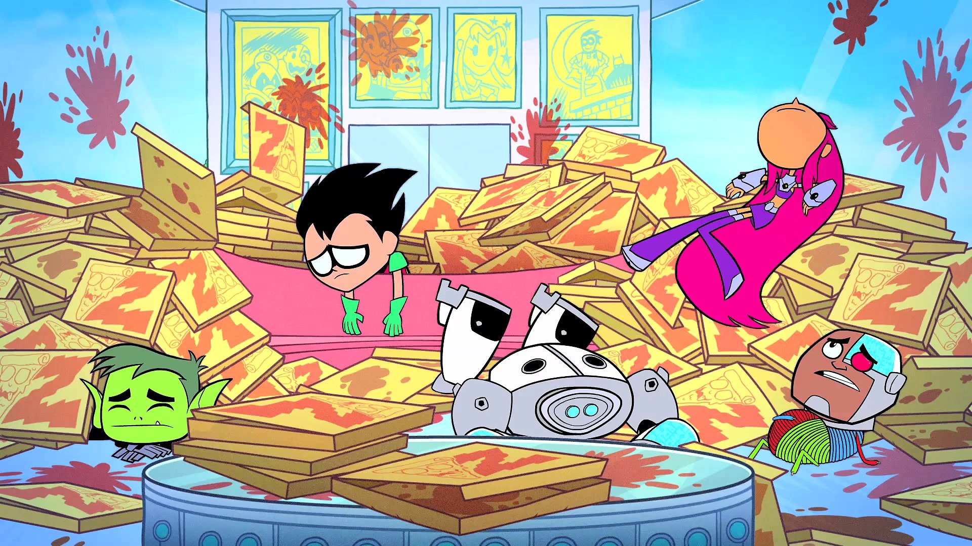 Teen Titans Go Hey Pizza