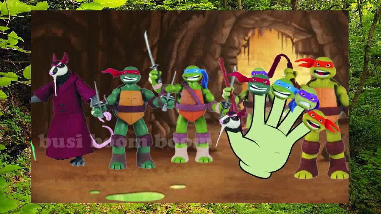 Ninja Turtles Finger Family Nursery Rhymes - Rhymes For Children ...