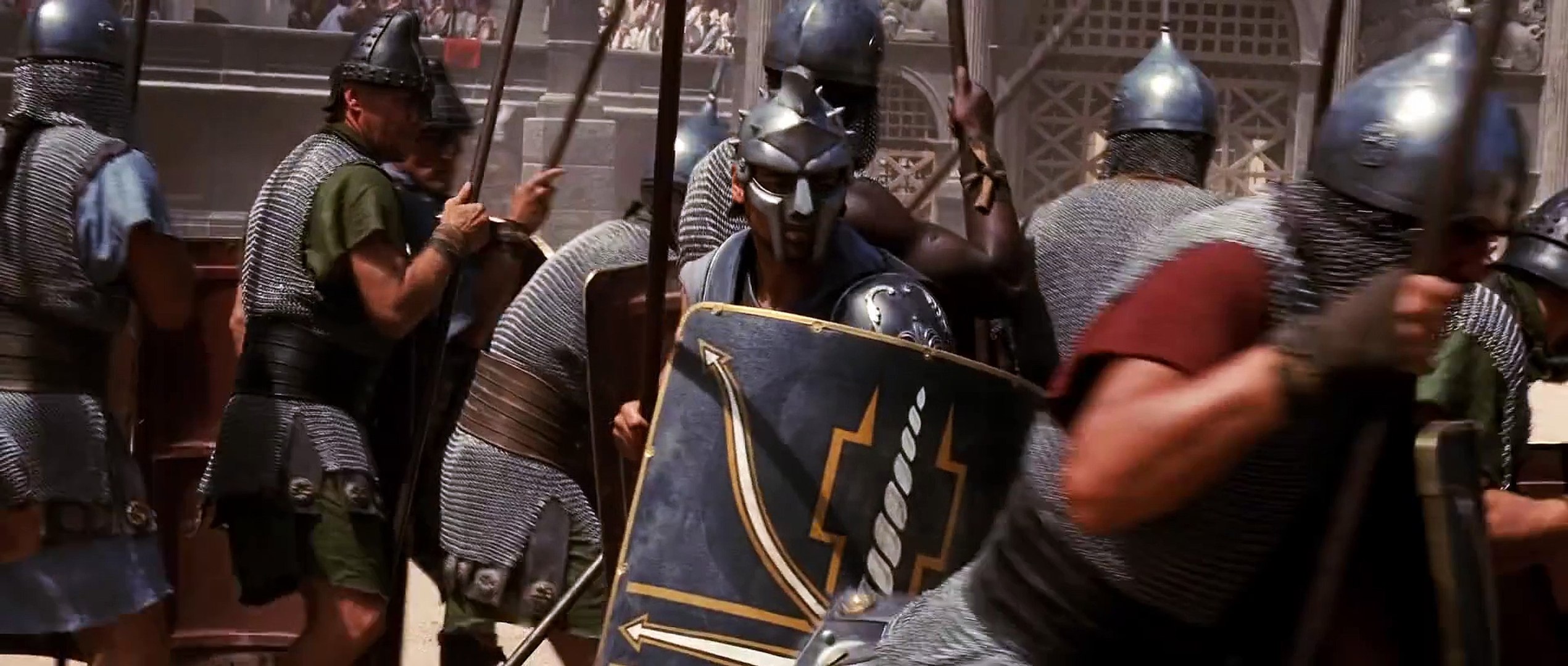 Gladiator Battle Scene