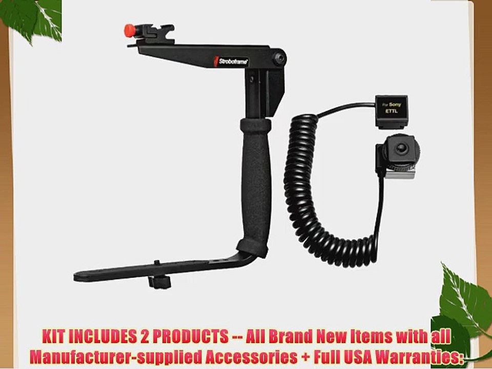 Stroboframe Quick Flip Rotating 350 Flash Bracket Off-Camera Extension ...