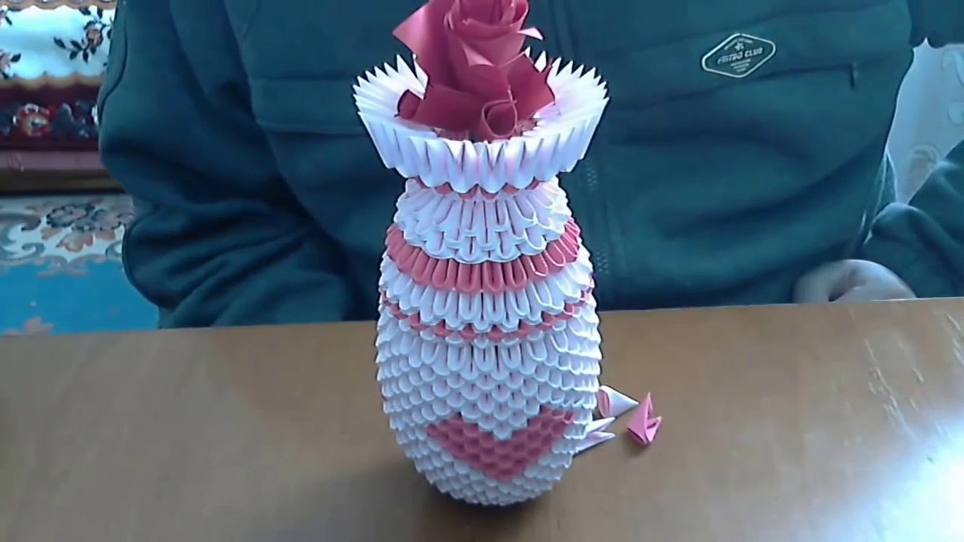 3d Origami Vase Diagram