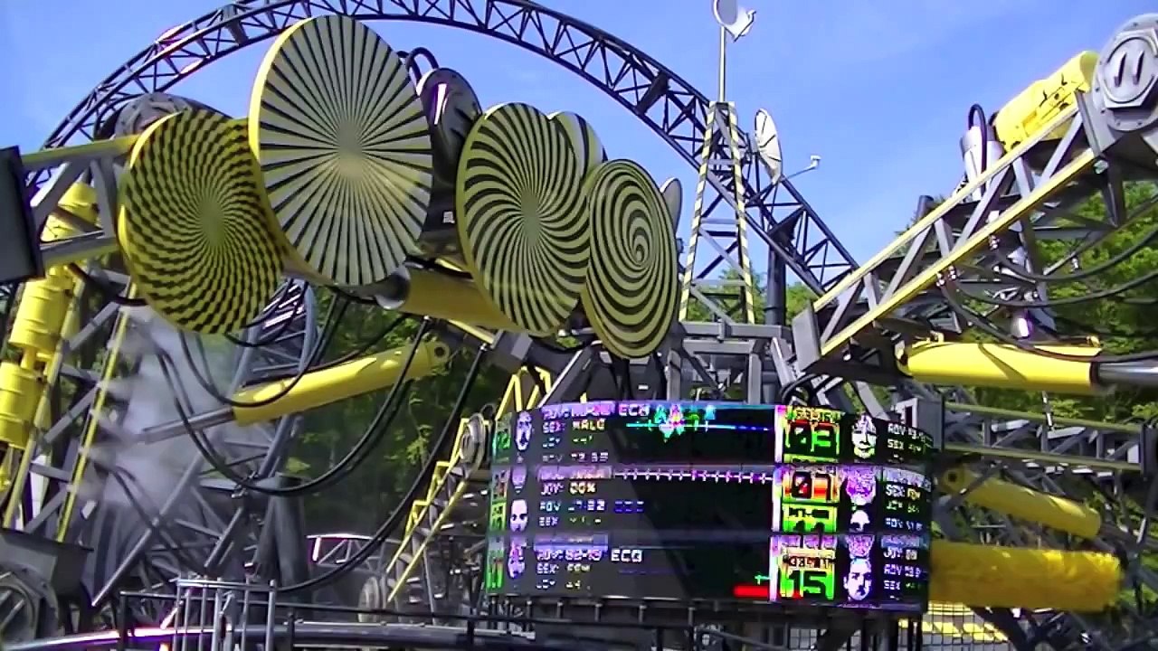 The Smiler @ Alton Towers POV, Opening Day + Roll-back. - video Dailymotion