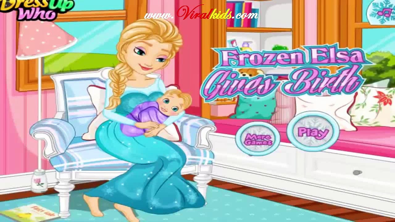 Frozen Elsa Gives Birth - Pregnant Elsa baby birth in hospital game ...