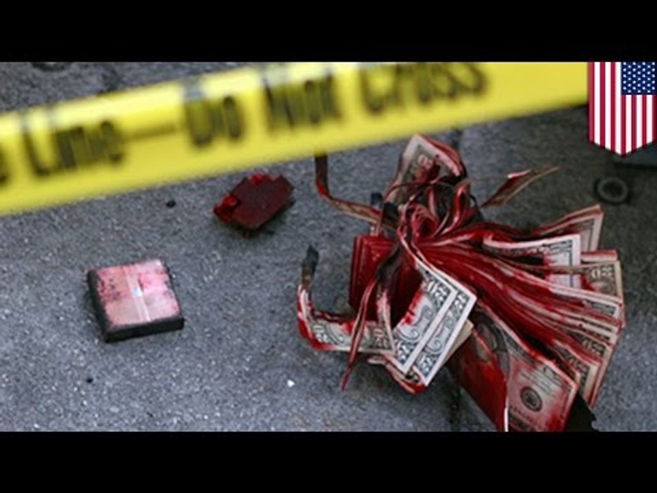 Houston bank robbery fails when exploding dye pack destroys money ...