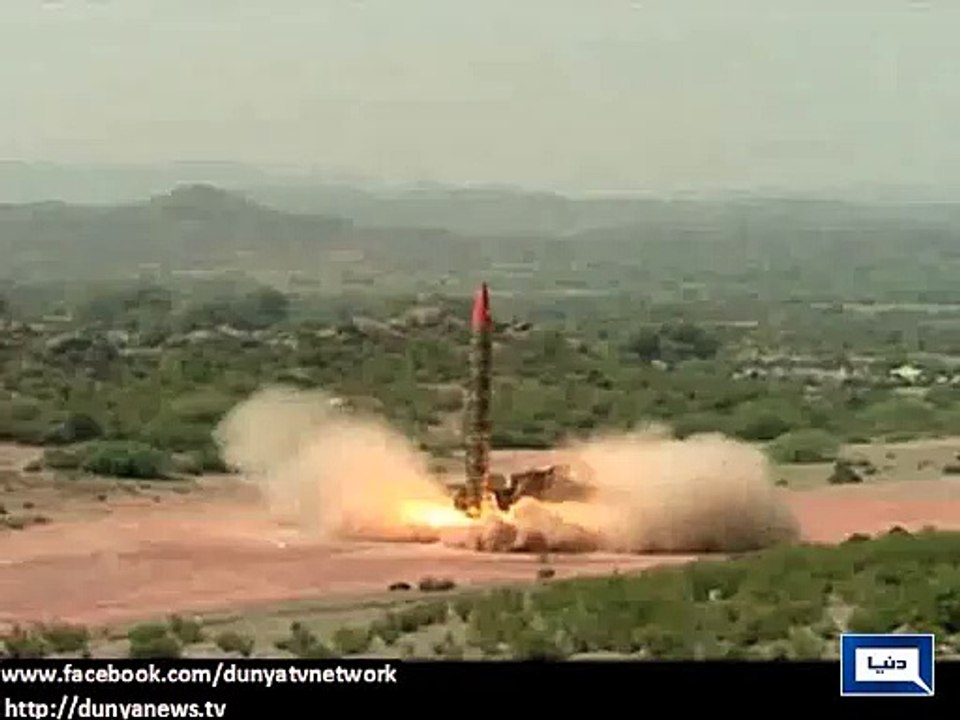 Dunya News-Pakistan successfully test fires Ghauri Missile - video ...