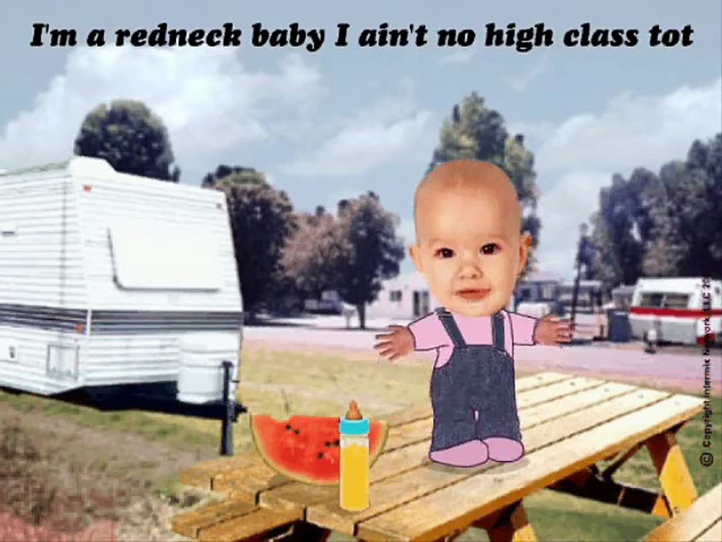 Redneck Funny Baby Meet My Little Lambs Born Just Before Christmas