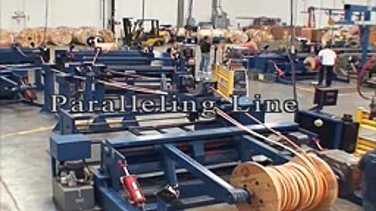 Reel-O-Matic | Spooling Fiber Optic Wire | Spooling Rubber - video ...