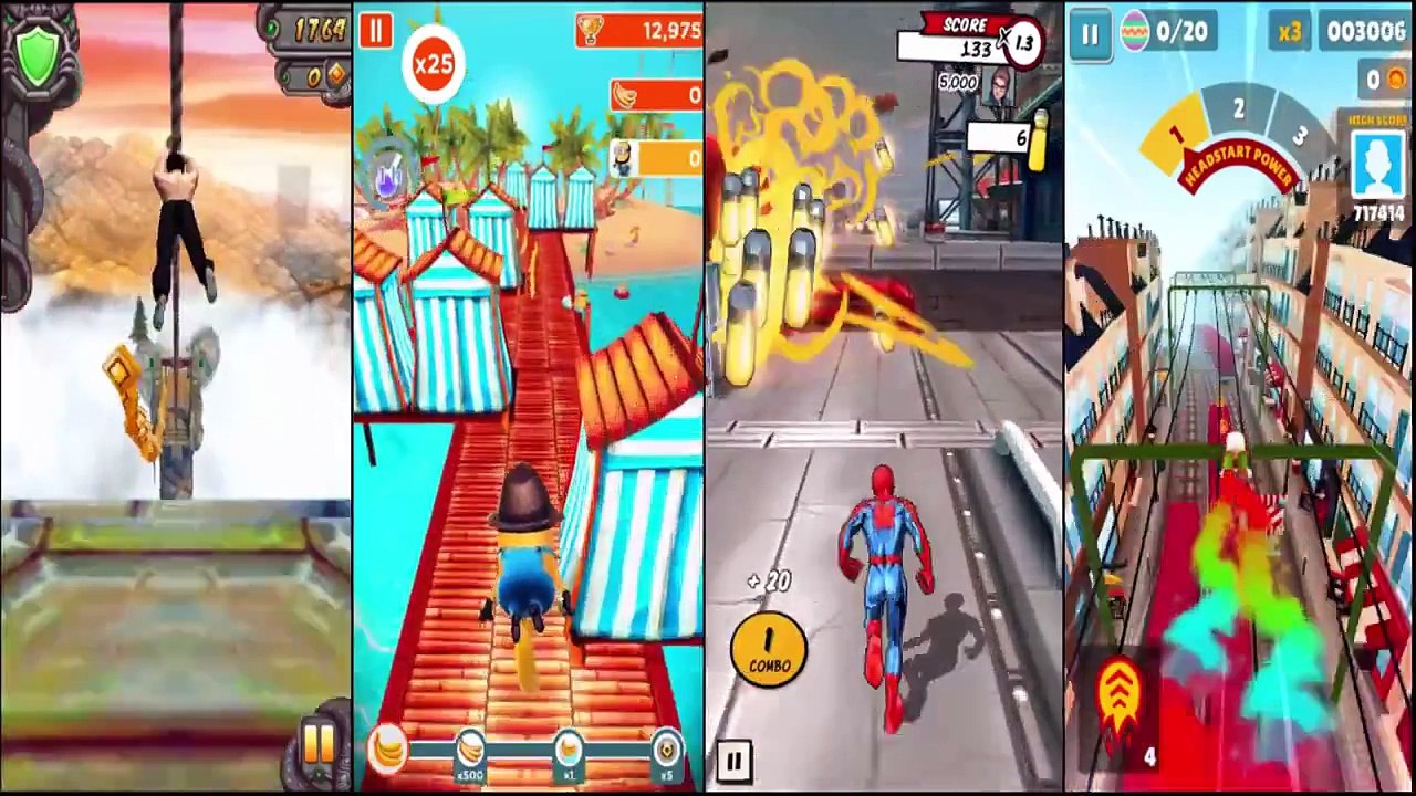 Despicable Me 2 Minion Unlimited Spiderman Temple Run 2 Subway Surfers ...