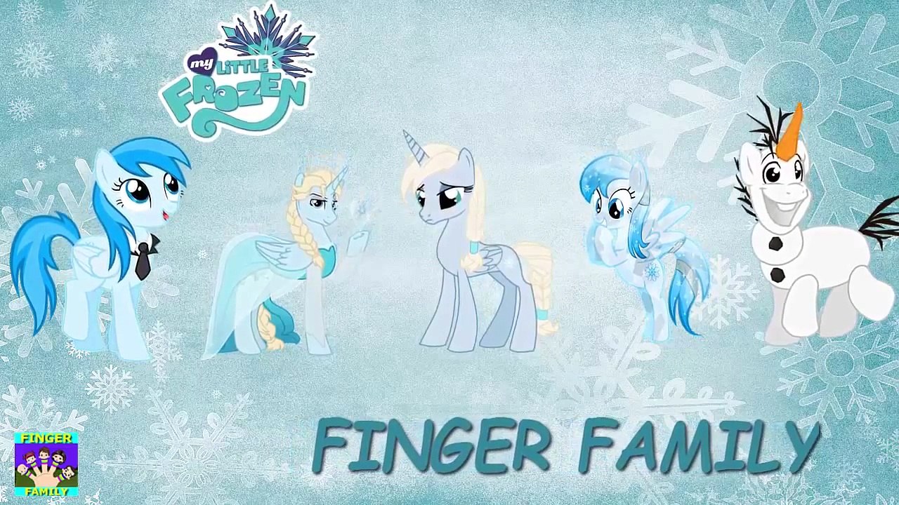 Frozen My Little Pony Finger Family Song For Children | Dady Finger ...