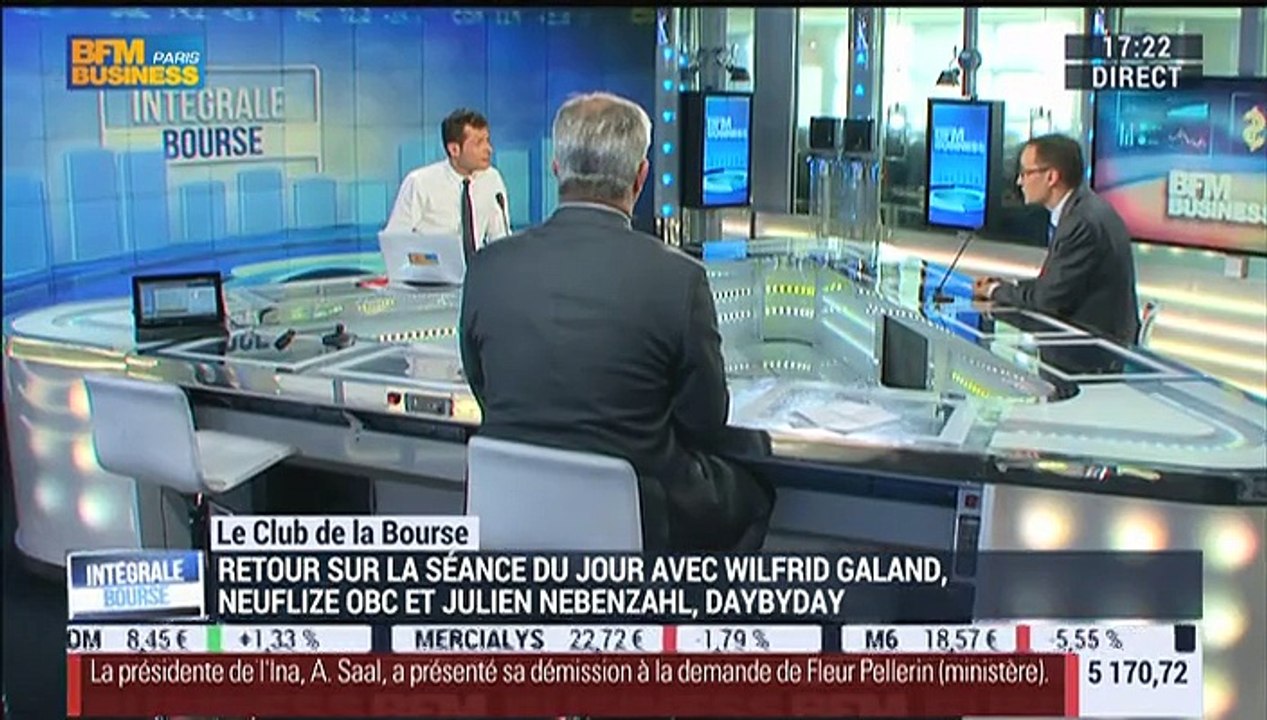 Le Club de la Bourse: Wilfrid Galand, Julien Nebenzahl et Frédéric ...