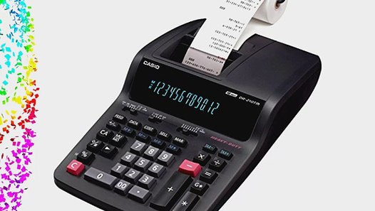 Casio DR-210TM Printing Calculator - video dailymotion
