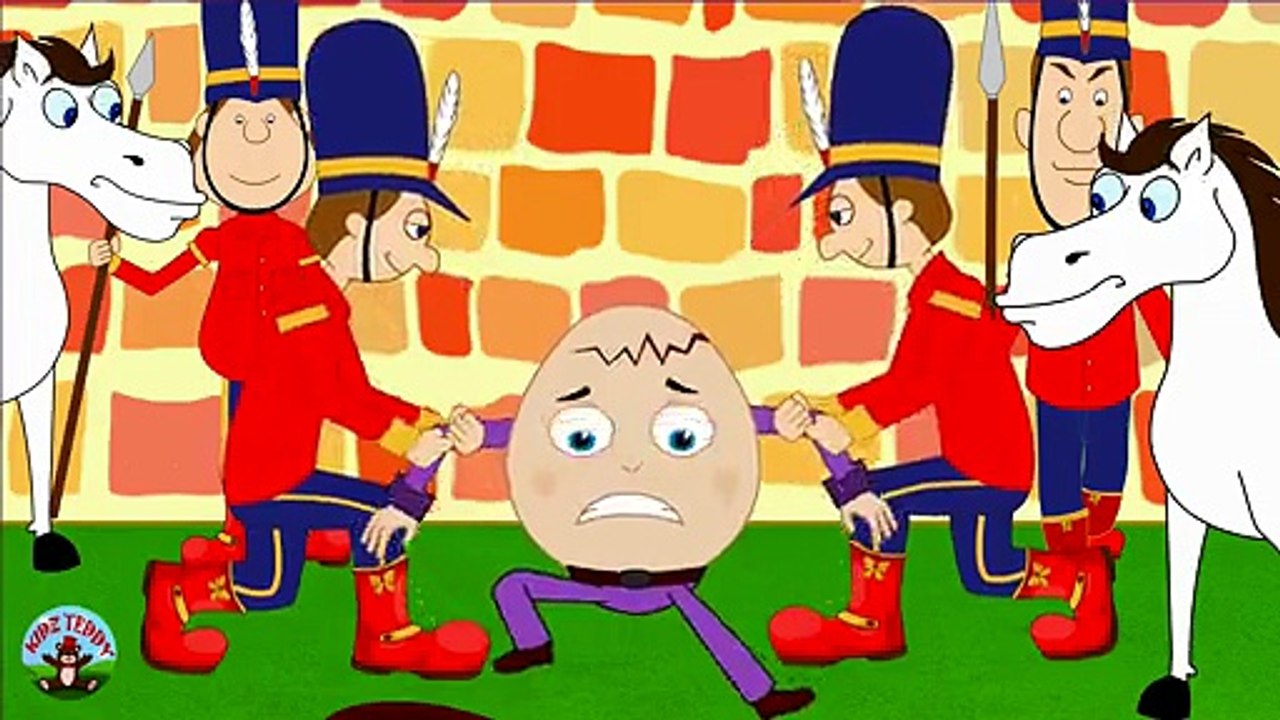 Humpty Dumpty Sat On A Wall - Nursery Rhymes with Full Lyrics - Video ...