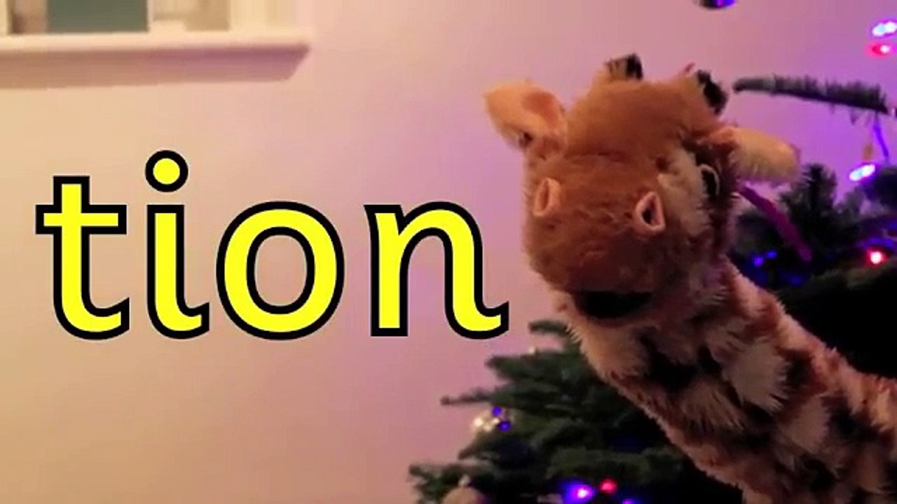 Geraldine the Giraffe learns /tion/ spelling - video Dailymotion