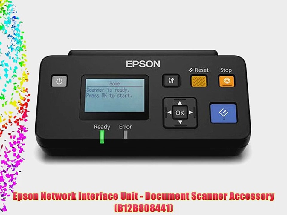Epson Network Interface Unit - Document Scanner Accessory (B12B808441 ...