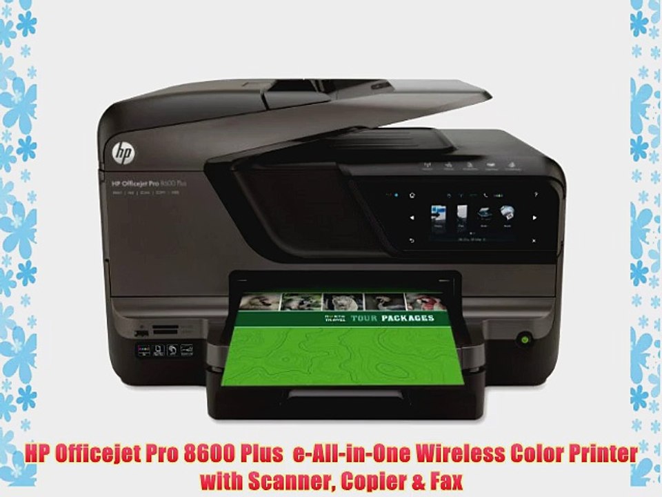 HP Officejet Pro 8600 Plus e-All-in-One Wireless Color Printer with ...