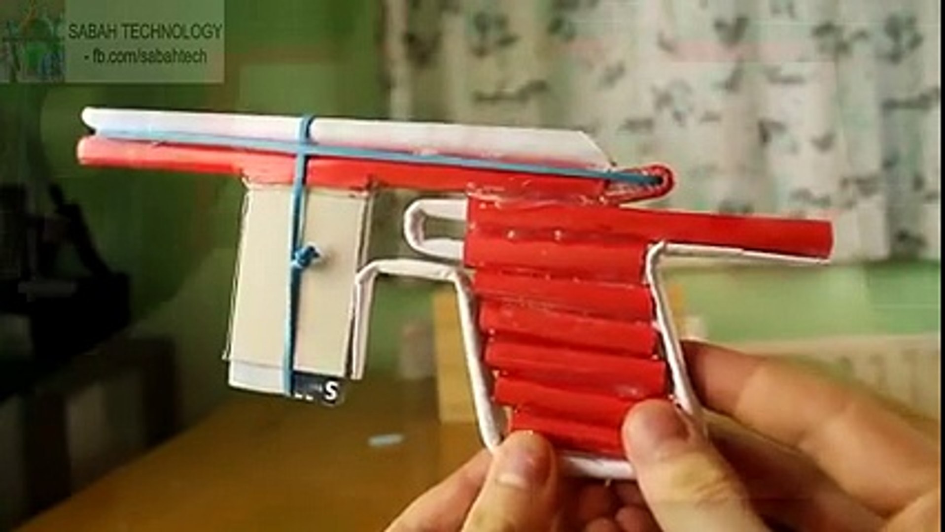 How To Make Paper Gun That Shoots Paper Bullets