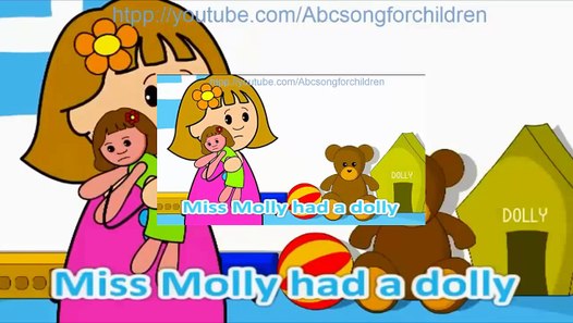 Miss Molly had a dolly / Animation - Cartoon / Abc songs for children ...