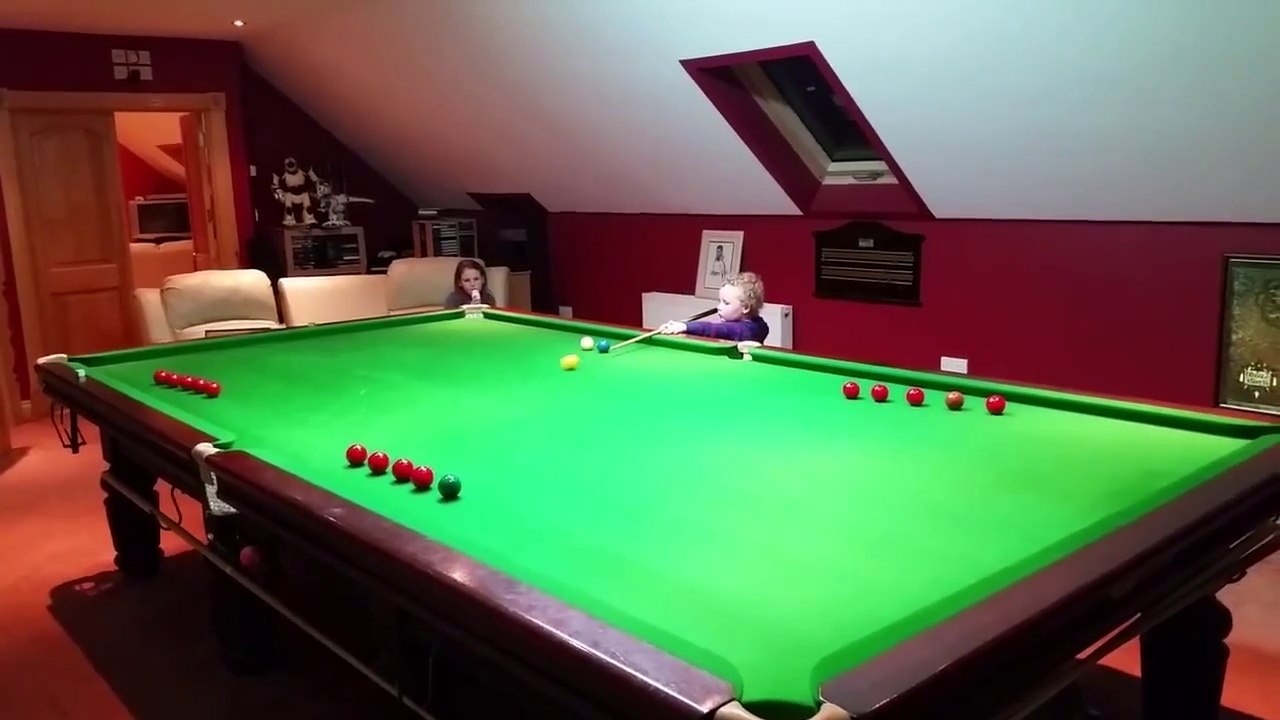 Adam Wynne Amazing 3 Year Old Irish Snooker Kid - video Dailymotion