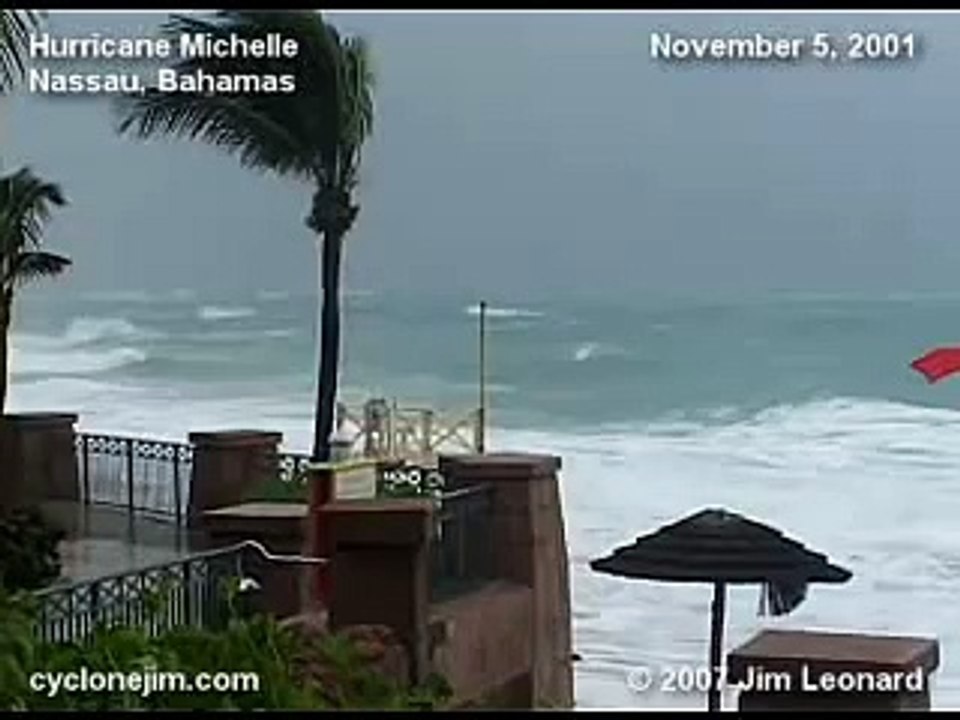 Hurricane Michelle - Nassau, Bahamas - November 5, 2001 - video Dailymotion